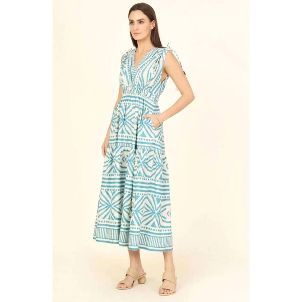 Omika | Dresses | New Omika Rosalita Midi Dress In Jolie Lagoon | Poshmark